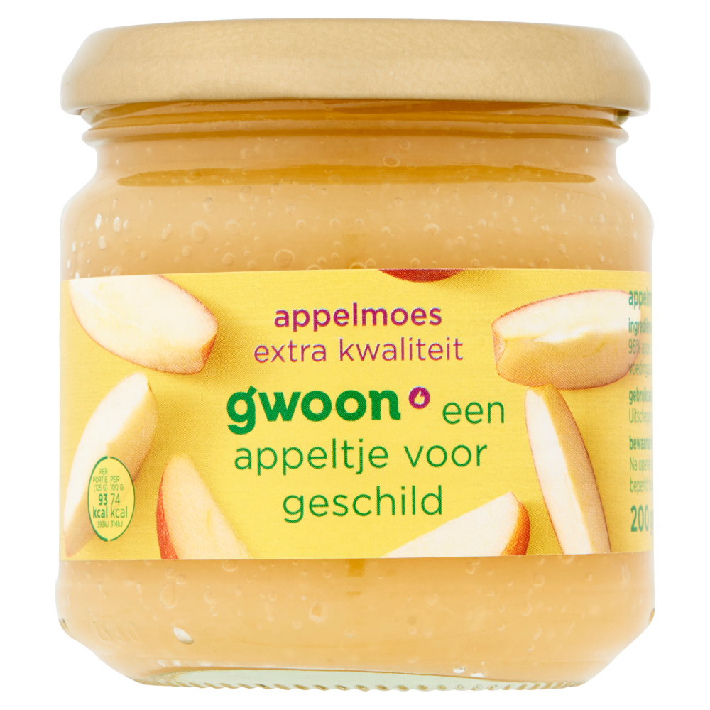G woon Appelmoes Extra Kwaliteit G woon g-woon-appelmoes-extra-kwaliteit-g-woon